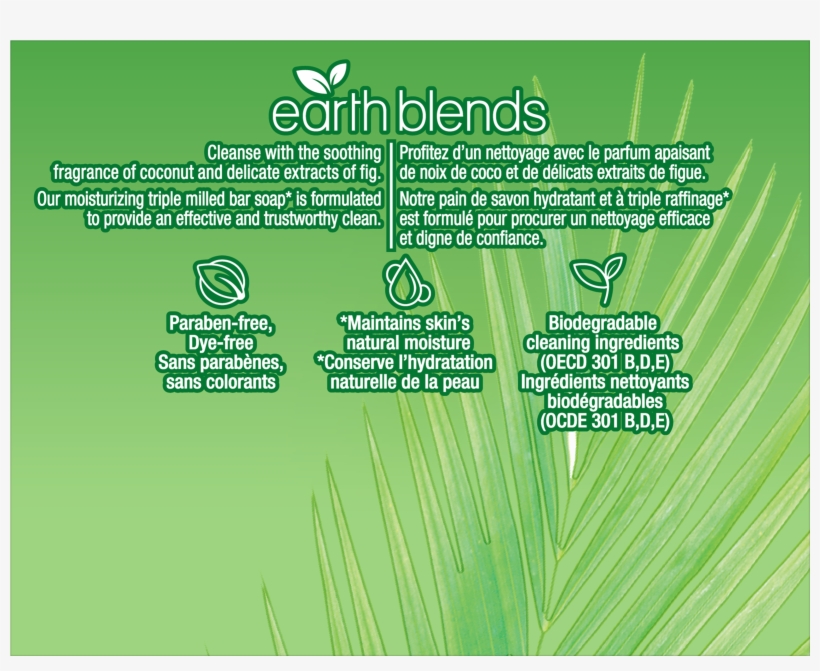 Softsoap Earth Blends Bar Soap, Coconut & Fig, Two - Grass - 2500x2500 ...