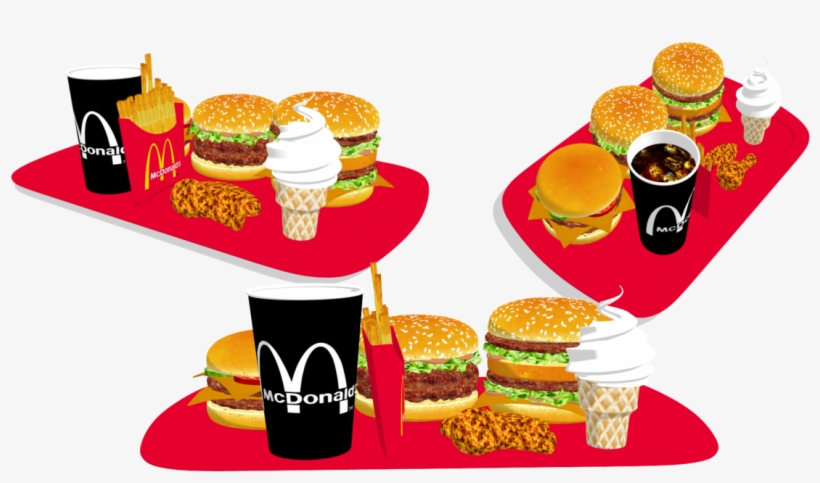 Junk Food Clipart Mcdonald's Menu - Mcdonald Food Cartoon - 1191x670 ...