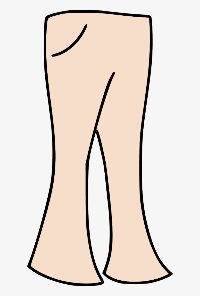 Vector Clip Art - Bell-bottoms - 600x1130 PNG Download - PNGkit
