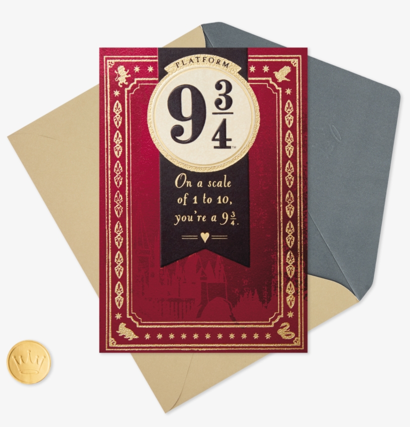Harry Potter™ Platform Nine And Three-quarters Valentine's - Platform 9 ...