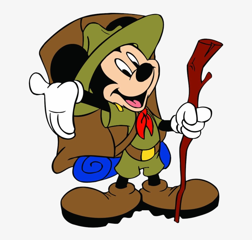 Mickey Mouse Clipart Gears - Mickey Mouse Camping Clipart - 657x727 PNG ...