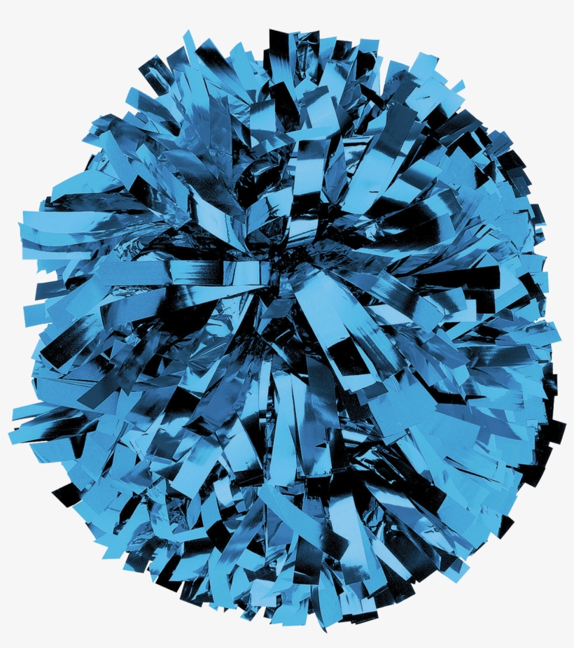 Blue Metallic Pom Poms - 1200x1424 PNG Download - PNGkit