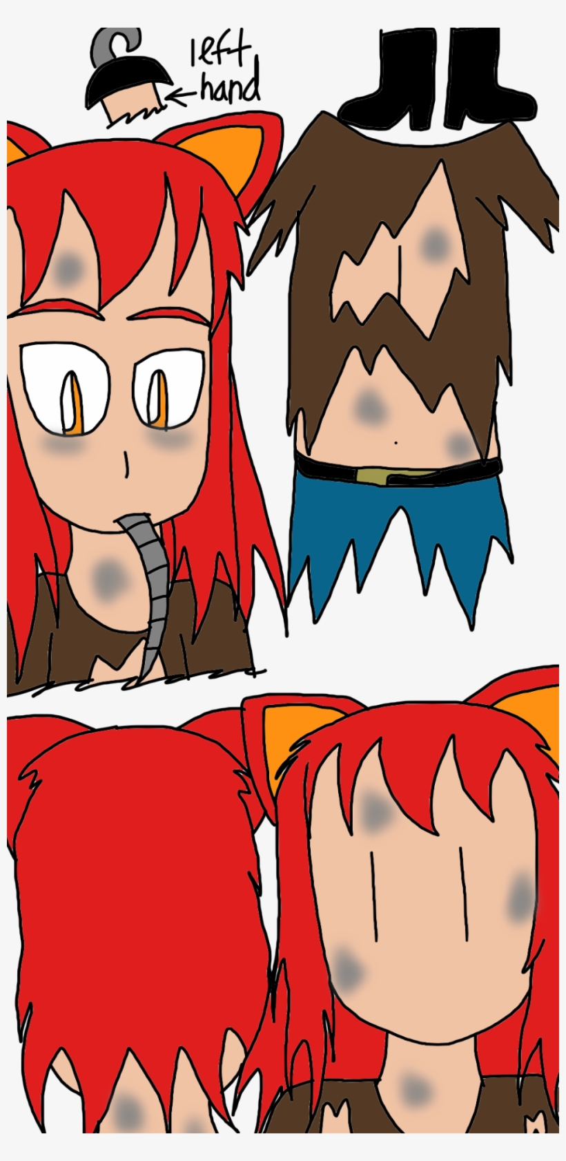 Updated Nightmare Foxy Concept Art - Cartoon - 960x1920 PNG Download ...