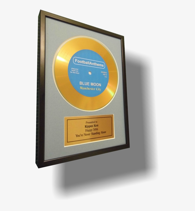 Didi Disc Presentation Gold Disc Black Frame - Commemorative Plaque ...