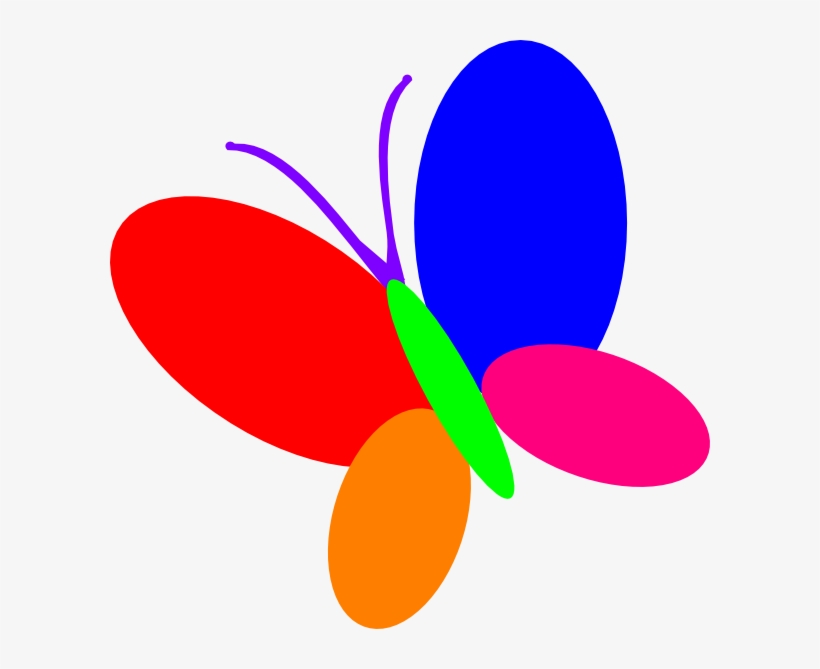 How To Set Use Multi Color Butterfly Svg Vector - 600x589 PNG Download ...