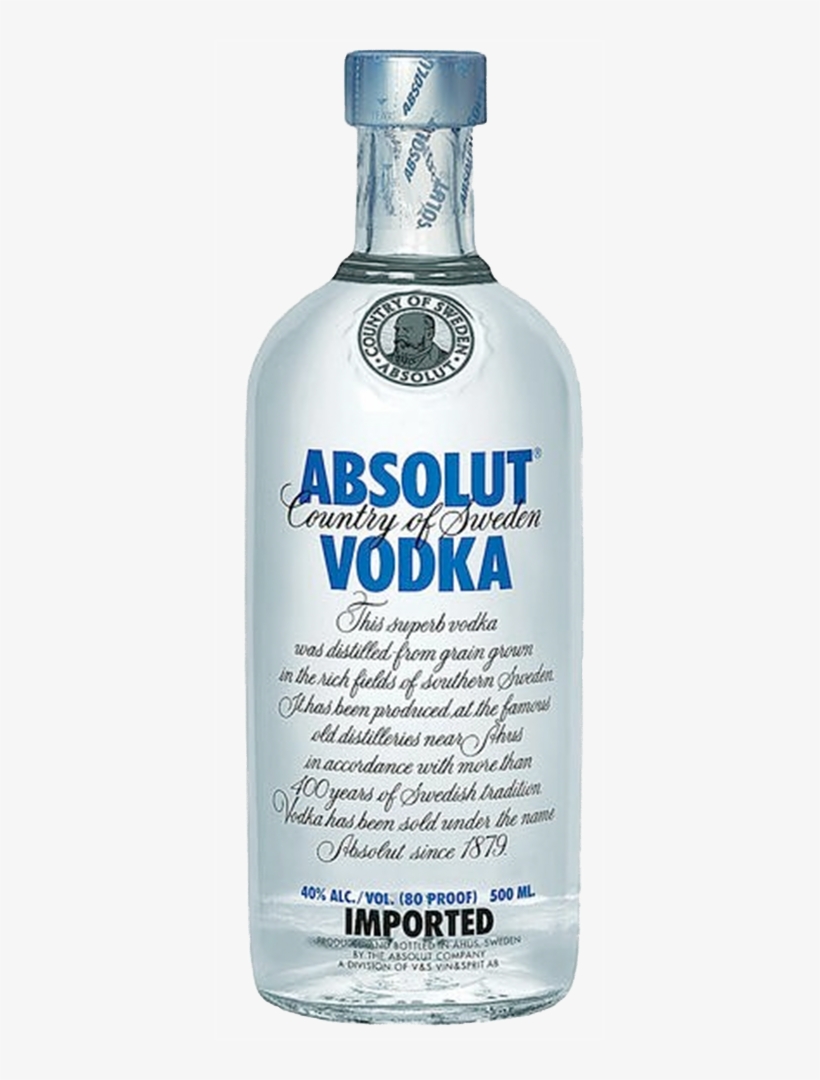 Absolut Vodka - 389x1000 PNG Download - PNGkit