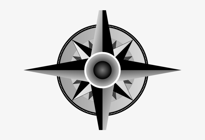 Compass Clipart Transparent Background - Cardinal Direction - 640x480 ...