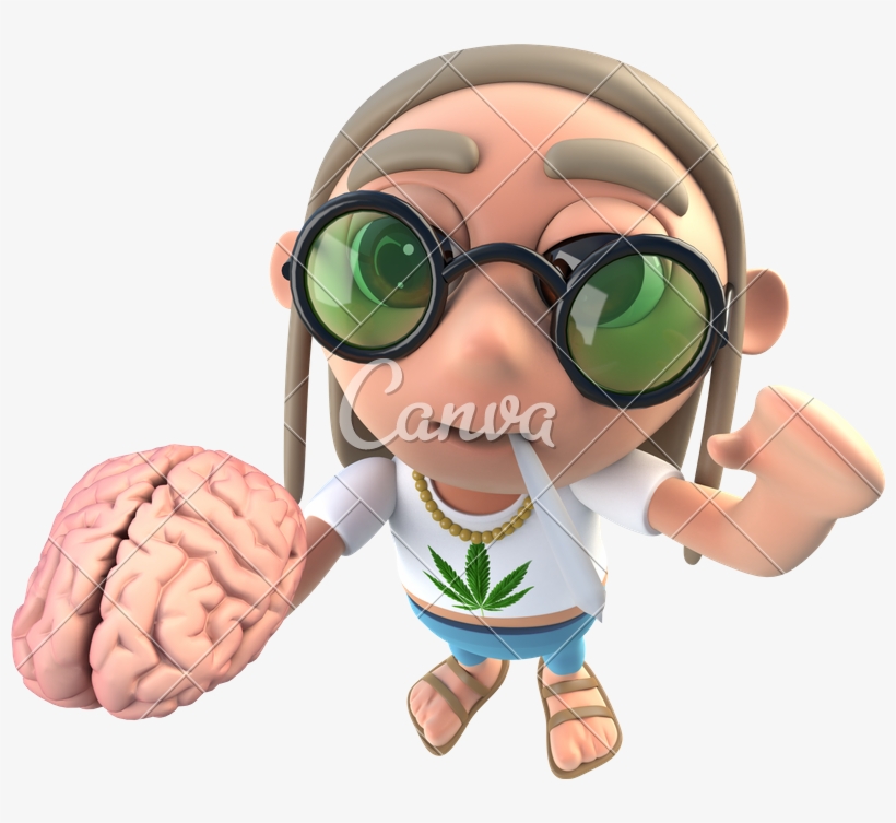 Funny Brain Images - Transparent Cartoon Funny Weed Png Clipart ...