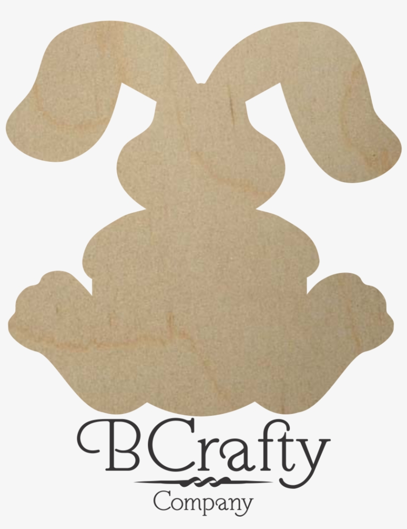 Wooden Bunny Shapes - Easter Wood Cutouts - 1124x1690 PNG Download - PNGkit