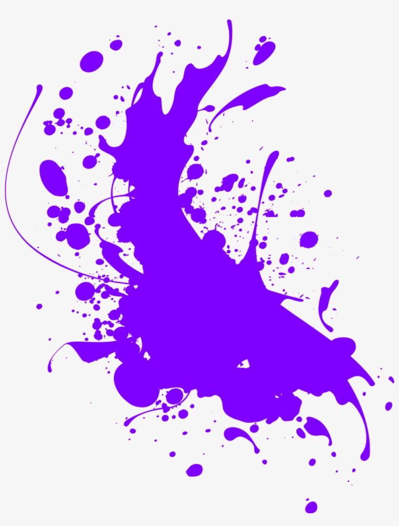 Digital Paint Splatter Art Gives You The Spontaneous - 1000x1271 PNG ...