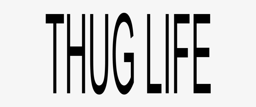 Thug Life - Logo Thug Life - 548x264 PNG Download - PNGkit