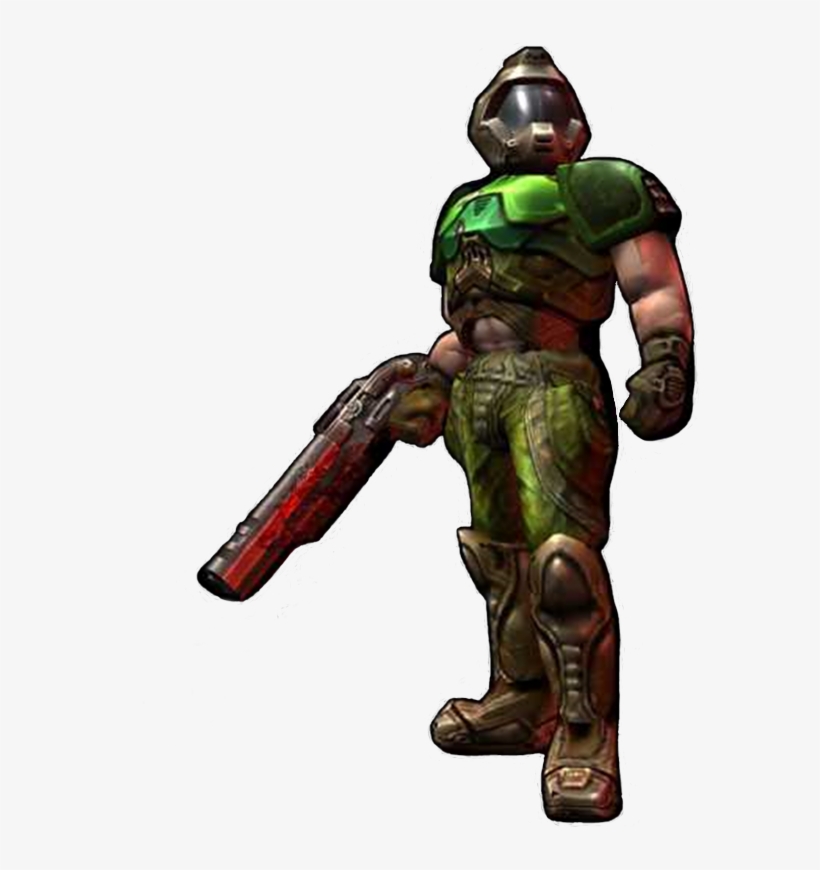 Doomguy - Original Doomguy - 592x795 PNG Download - PNGkit