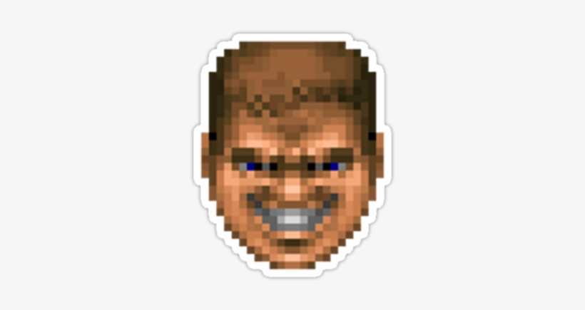 View Samegoogleiqdbsaucenao 3463140-doomguys , - Doom Stickers ...
