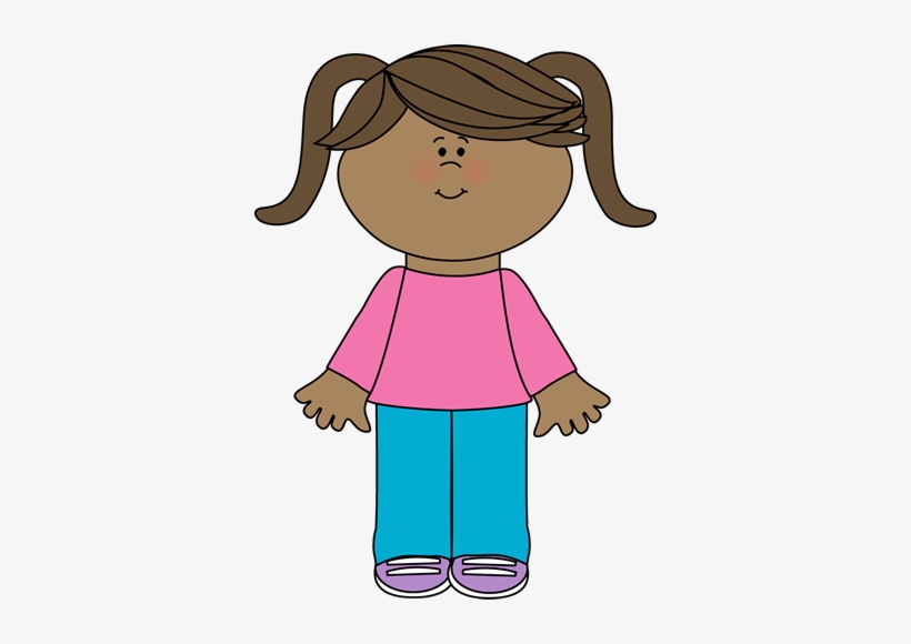 A Girl Standing Clipart
