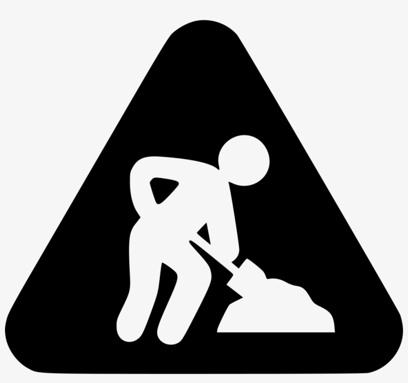 Construction Sign - - Icon - 980x872 PNG Download - PNGkit
