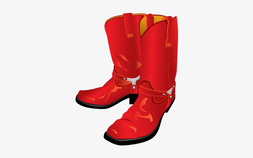 Red Cowboy Boot Clipart - Free Cowboy Boots Transparent Background ...