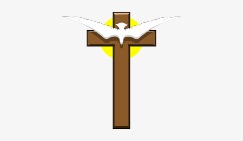 Superb Cross And Dove Images Logo - Cross Clip Art - 400x398 PNG ...