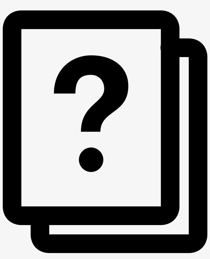 Vector Black And White Questions Icon Free Download - Icon - 1600x1600 ...