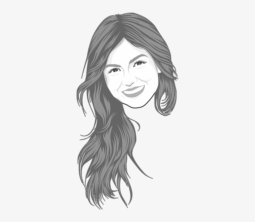 Victoria Justice, Cartoonized - Victoria Justice Caricature - 500x647 ...
