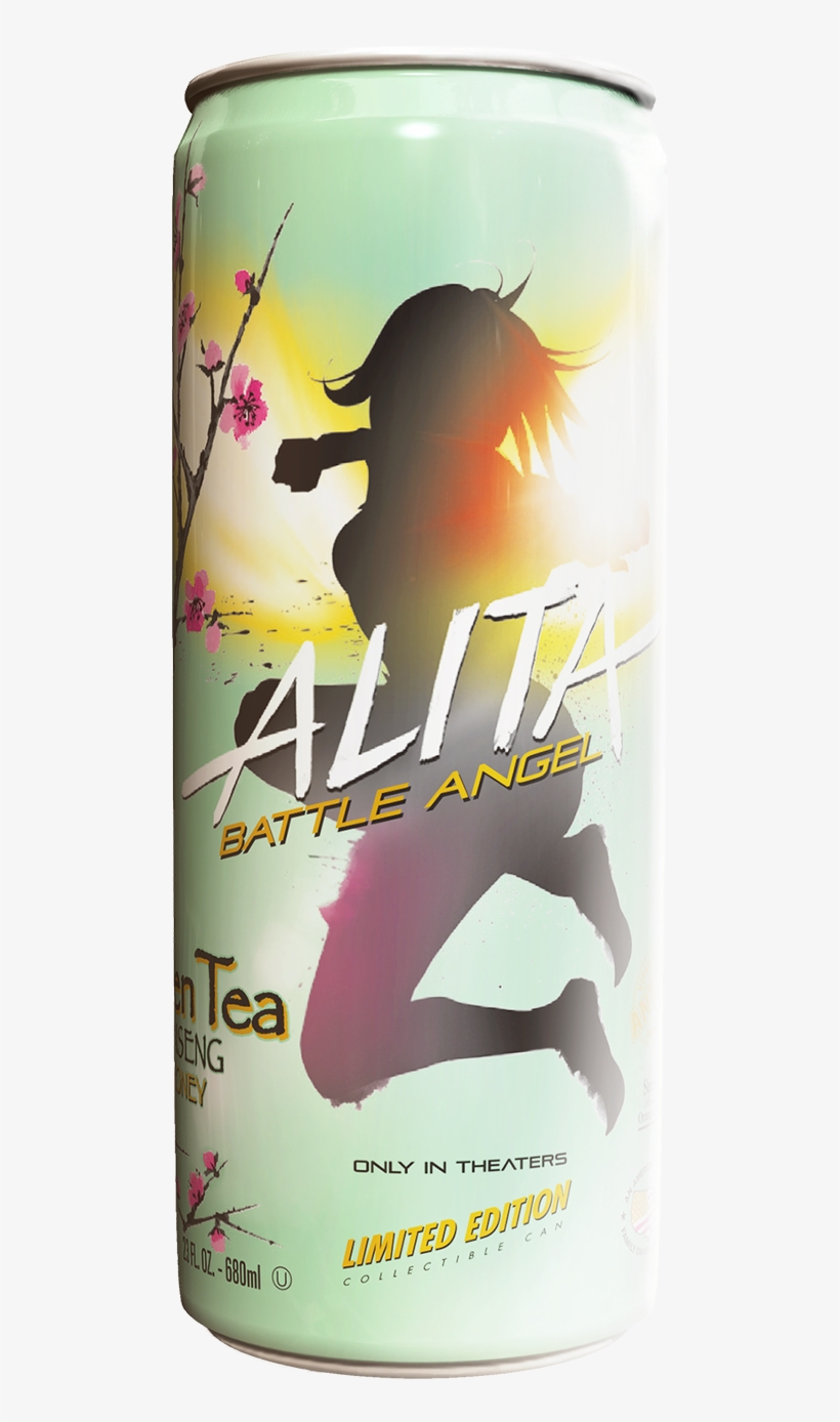 Atlia Battle Angel Green Tea Can - Energy Shot - 900x1326 PNG Download ...