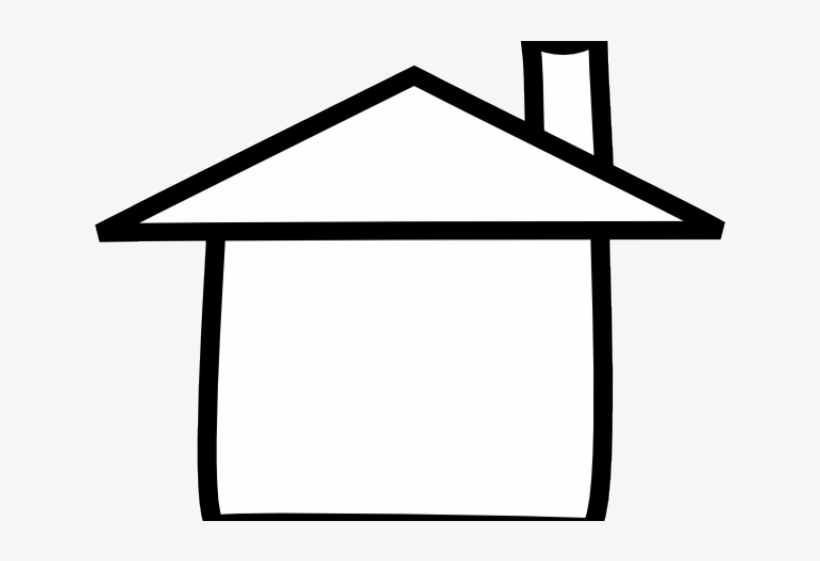 Cartoon Outline Of A House - 640x480 PNG Download - PNGkit