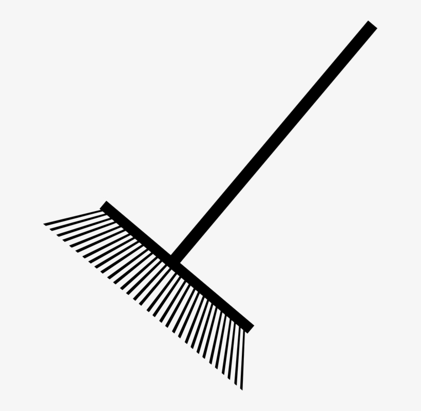 Garden Rake Silhouette Tool Yard - Garden Rake Silhouette - 651x720 PNG ...