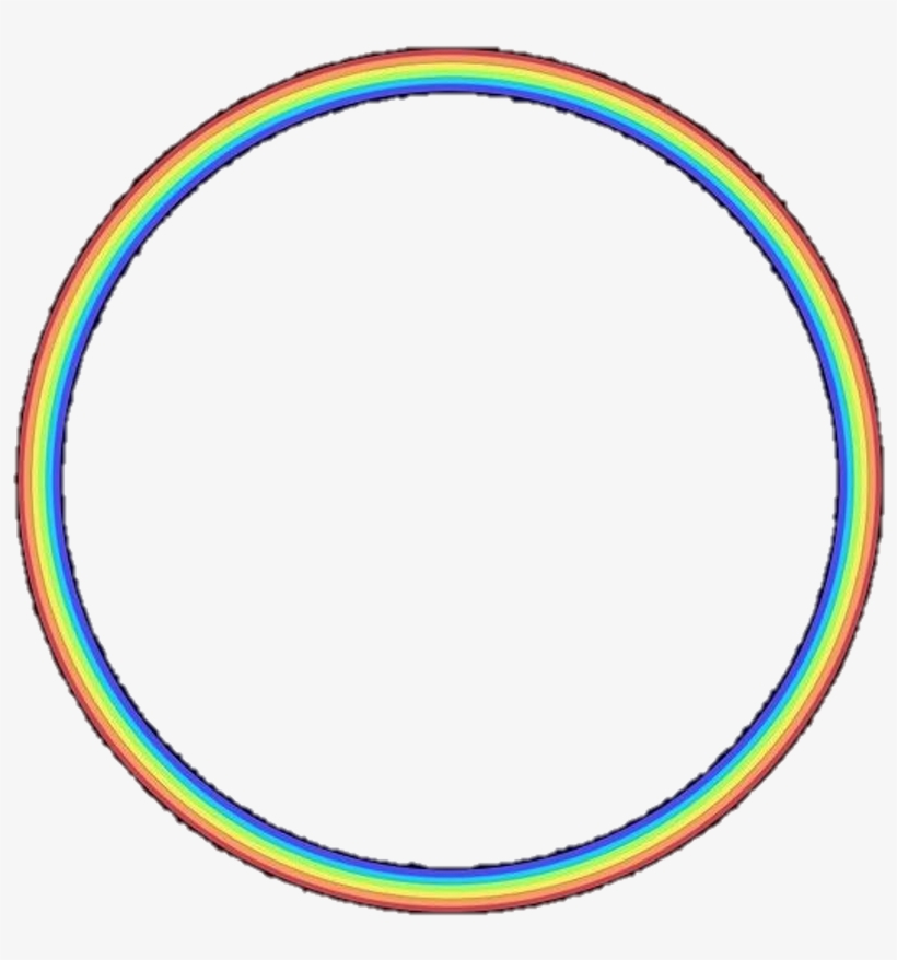 Overlay Rainbow Tumblr Aesthetic - Circle - 1024x1024 PNG Download - PNGkit