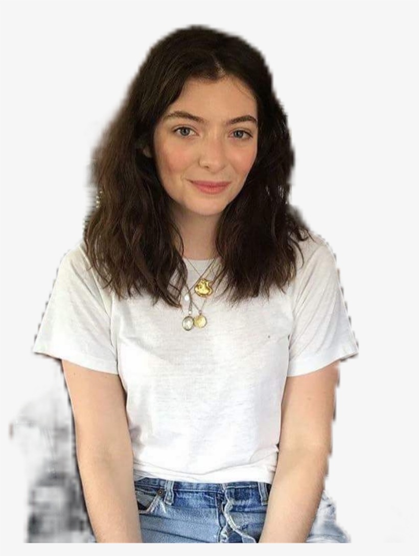 Download Transparent Lorde Sticker - Girl - PNGkit