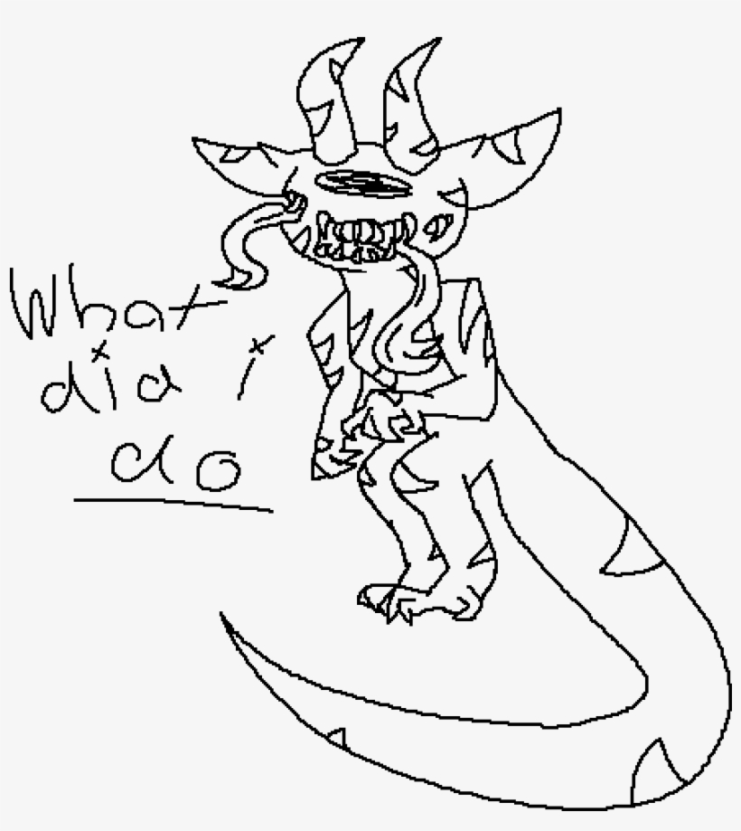 I Messed Up - Line Art - 1000x1000 PNG Download - PNGkit