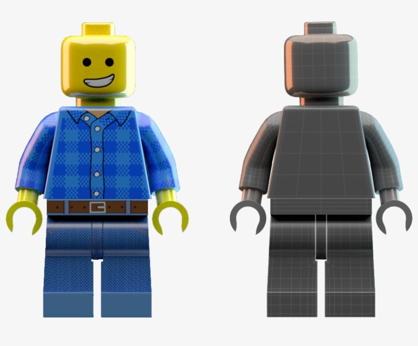 Created This Lego Man Just For Fun - Lego - 874x676 PNG Download - PNGkit