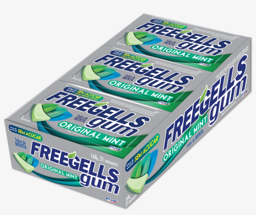 Freegells Original Mint - Carton - 2000x1759 PNG Download - PNGkit