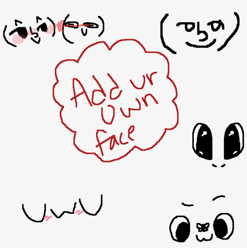 Add A Face Collab - 1400x1400 PNG Download - PNGkit