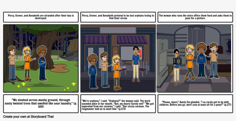 The Lighting Thief Chapter - Cartoon - 1165x550 PNG Download - PNGkit