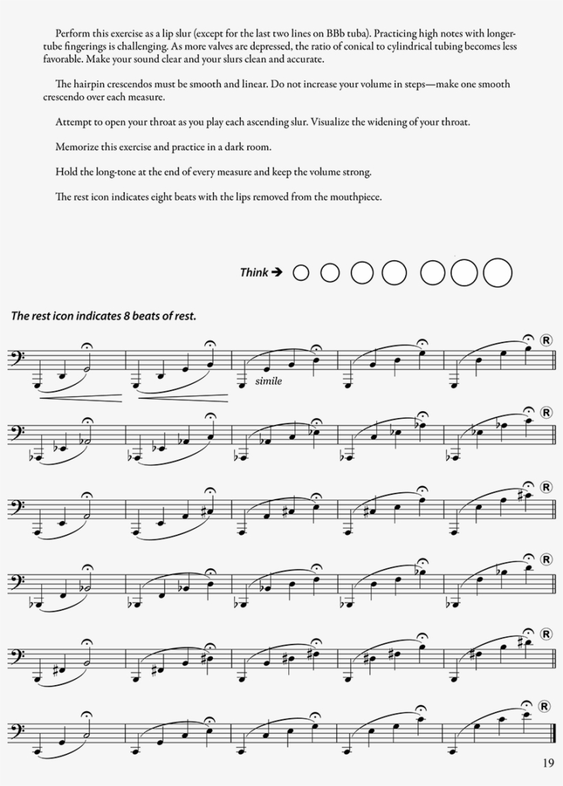 Developing High Register For Tuba Vol - Sheet Music - 918x1200 PNG ...