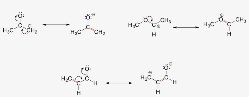 Guided Resonance Practice - Acetone Resonance Structure - 3612x1256 PNG ...