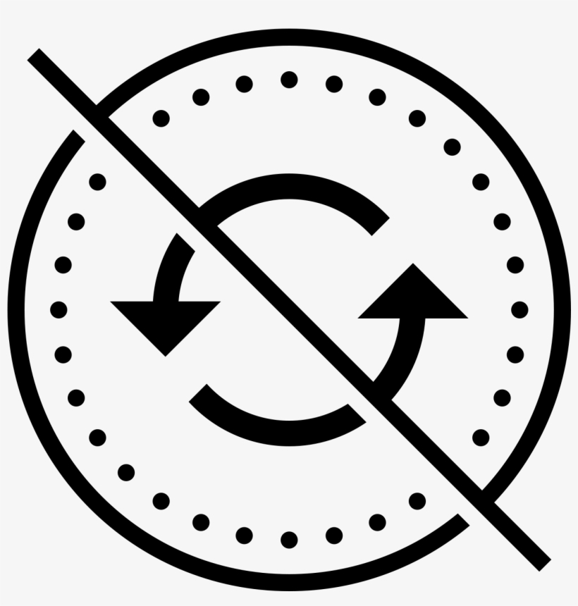 No Synchronize Icon - Circle Icon - 1600x1600 PNG Download - PNGkit