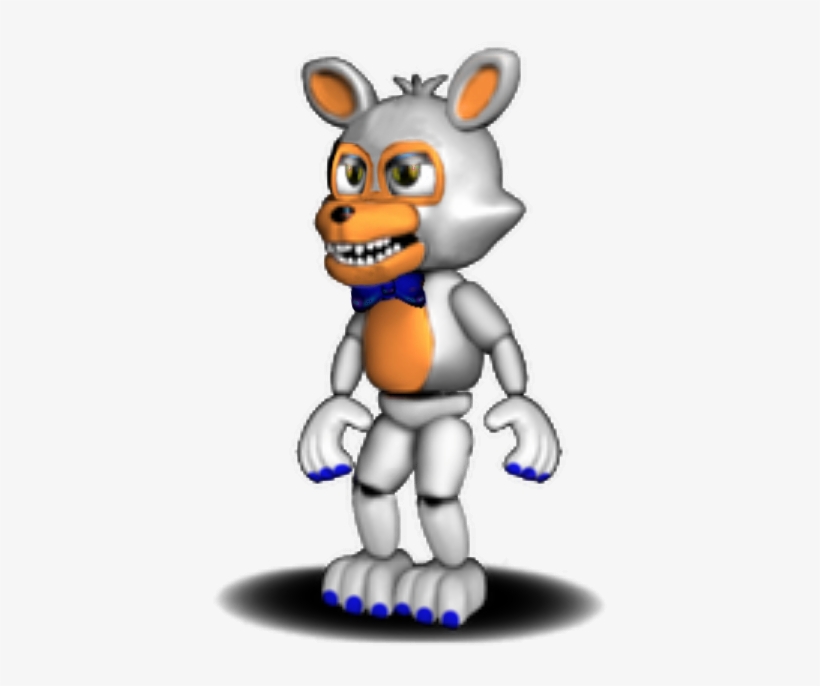 Unwithered Adventure Foxy As Lobit Fnaf World - Cartoon - 750x750 PNG ...