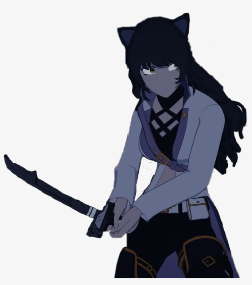 Rwby Rwbyedit Blakebelladonna Rwby Blake - Cartoon - 1024x1109 PNG ...