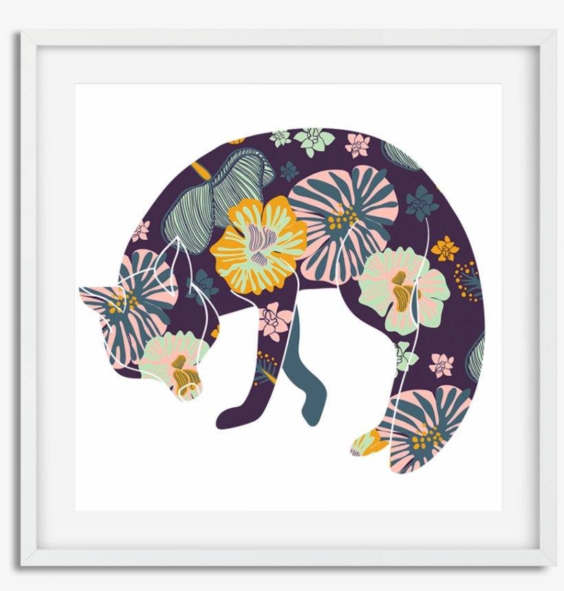 Floral Fox Frame - Picture Frame - 1000x953 PNG Download - PNGkit