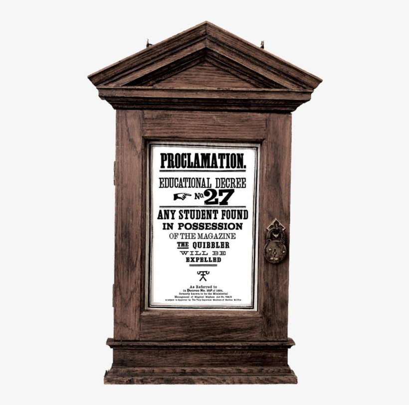 Proclamation27-frame - Harry Potter Decree Frame - 540x768 PNG Download ...