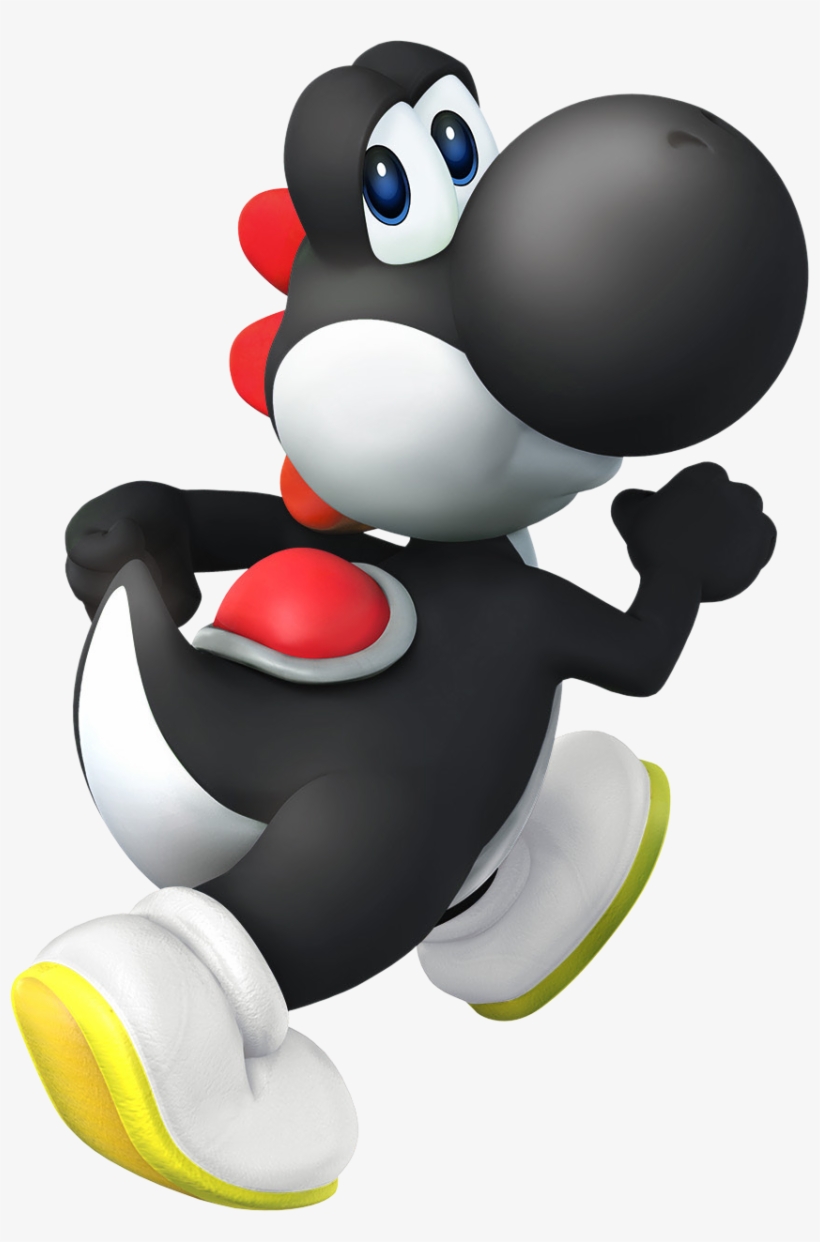 Black Yoshi Smash Bros - 852x1249 PNG Download - PNGkit