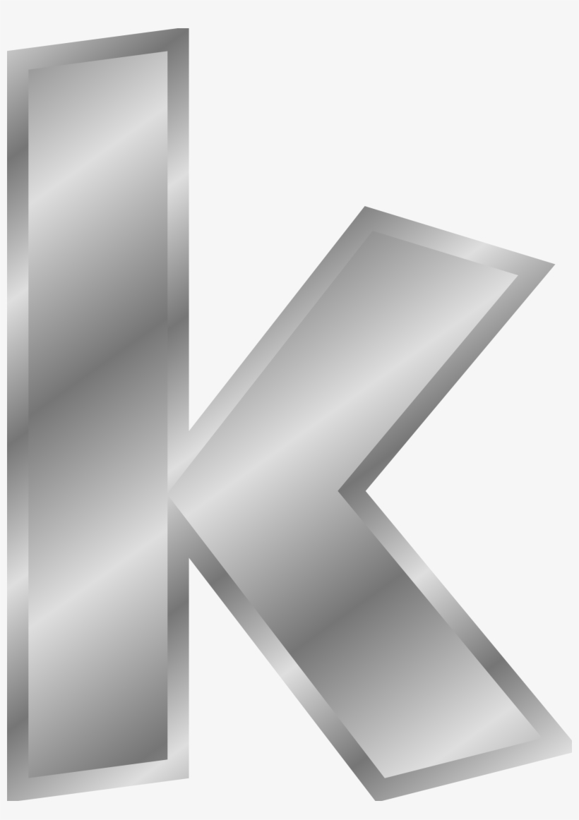 Effect Letter K Png Image - Letter K Silver Png - 1753x2400 PNG ...