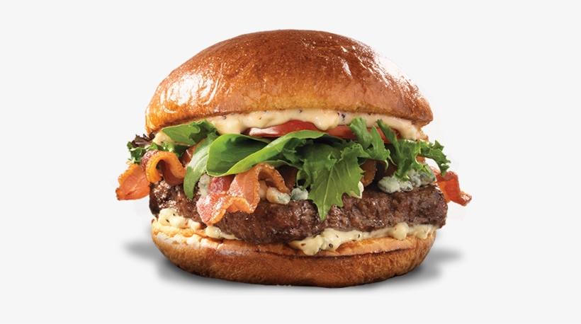 Bacon & Blue Burger - Cheese Burger Brioche - 643x378 PNG Download - PNGkit