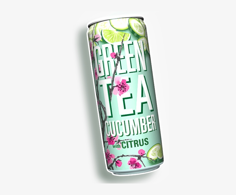 Arizona Green Tea Png - Arizona Big Can Green Tea Cucumber With Citurs ...
