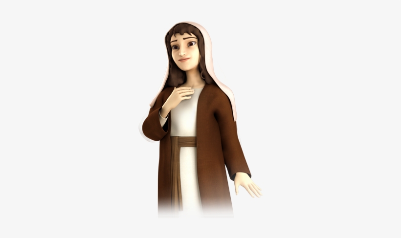 Martha - Superbook Mary - 350x420 PNG Download - PNGkit
