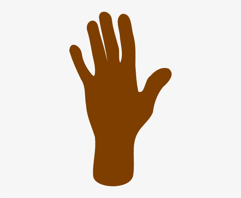 How To Set Use Brown Hand Svg Vector - 348x596 PNG Download - PNGkit