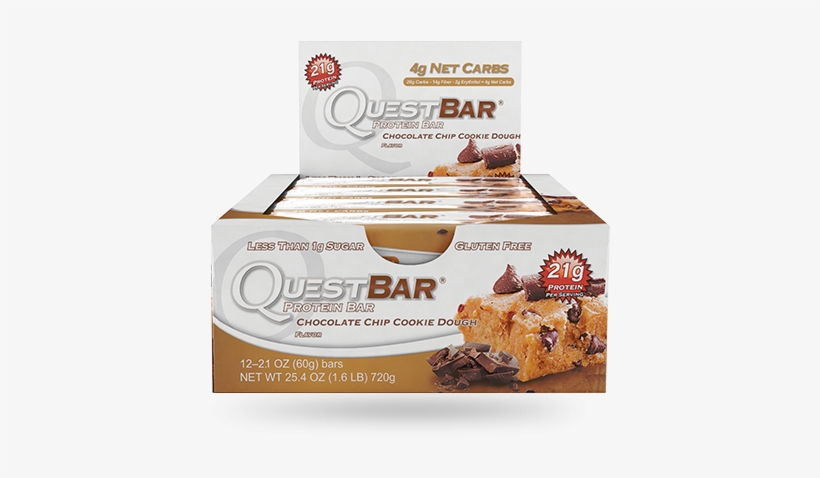 Quest Nutrition - Quest Bar Protein Bar Chocolate Chip - 418x401 PNG ...