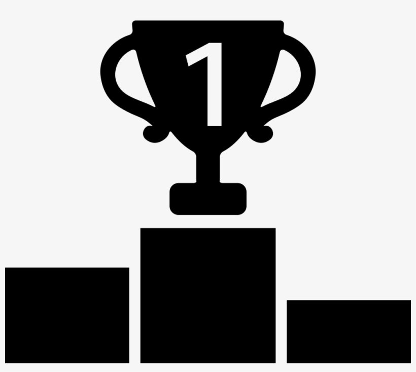 Games Podium With Trophy For Number One Comments - Podium Icon ...