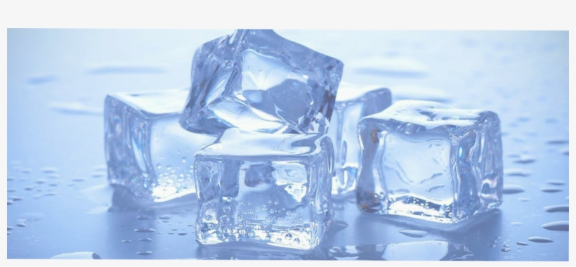 Melting Ice Blocks - Ice Cubes And Blocks - 980x407 PNG Download - PNGkit