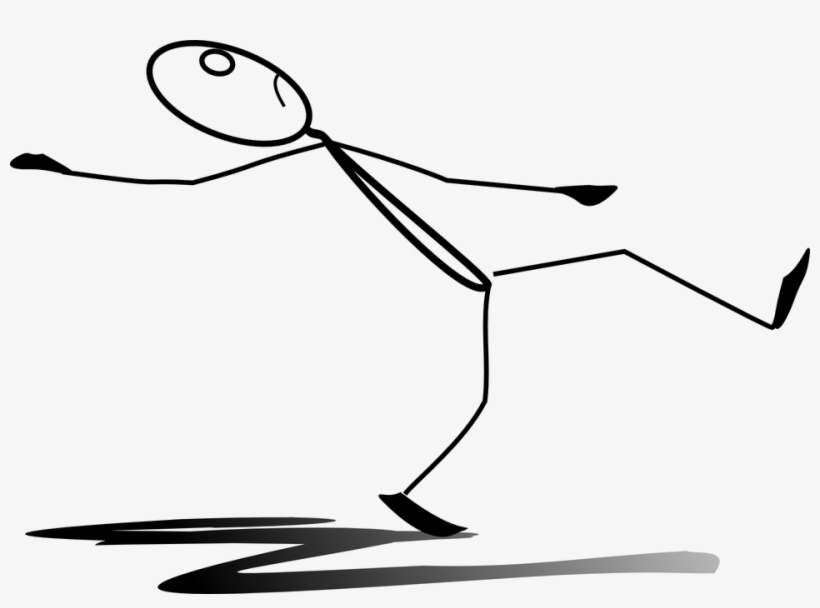Download Transparent Slipping, Falling Down, Man, Stick-man, Matchstick ...